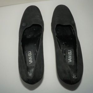 Vaneli | Shoes | Vaneli Black Suede Heels | Poshmark